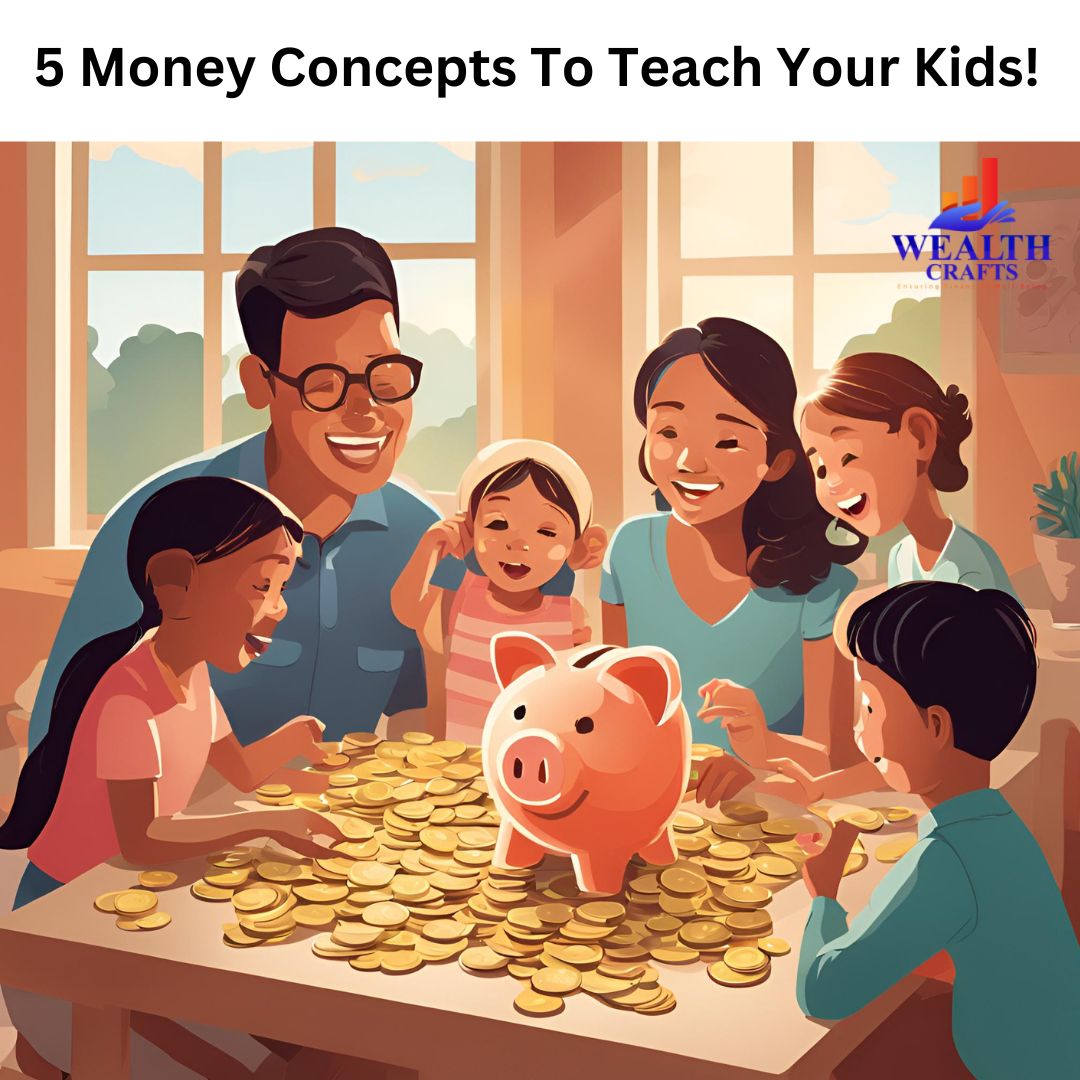 5 Money Concepts To Teach Your Kids! | Wealth Crafts